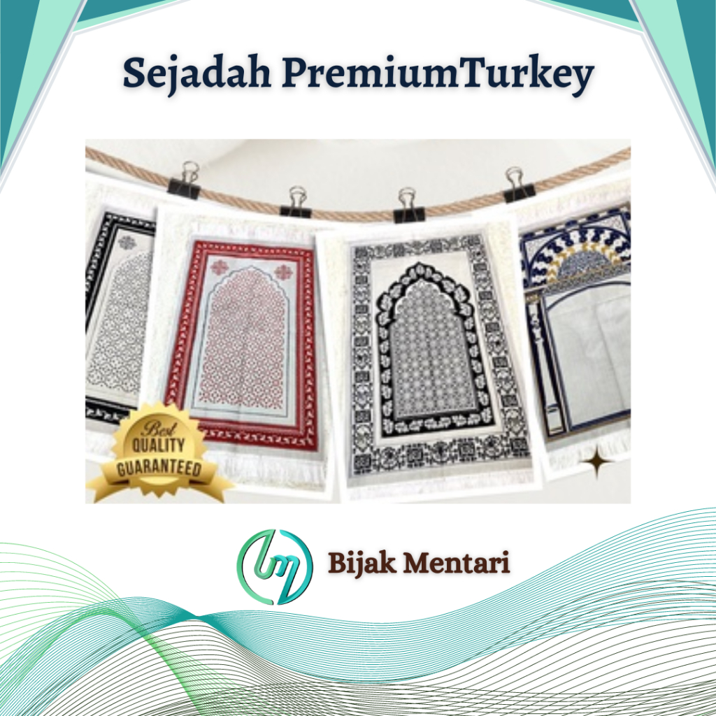 Sejadah Premium Turkey DESIGN UNIQUE | Shopee Malaysia
