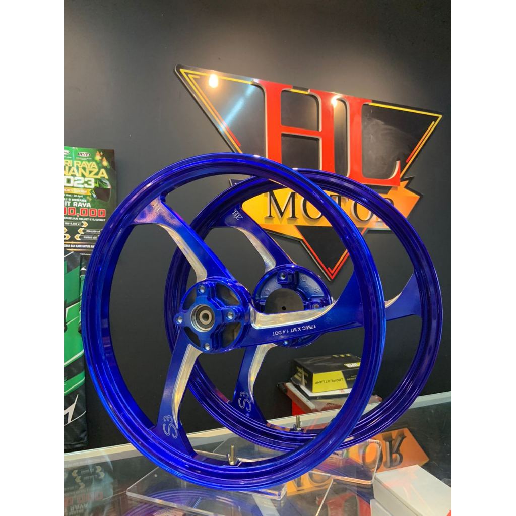 HL S3 SPORT RIM Y15 Y15ZR Y125ZR LC V8 YSUKU RIM CHROME SPORT RIM LC150 ...