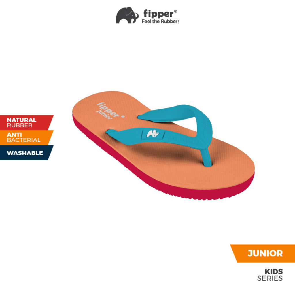 Fipper Junior Rubber for Children - Peach/Pink Punch/Blue Sky | Shopee ...