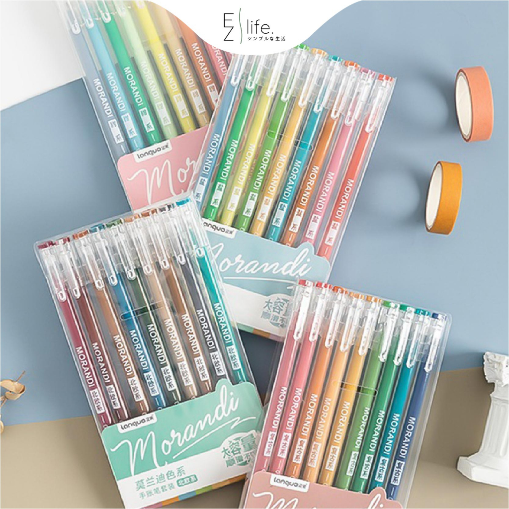 30% off Clearance 9pcs Morandi Gel Pens Set 0.5mm Multi Color Pen ...