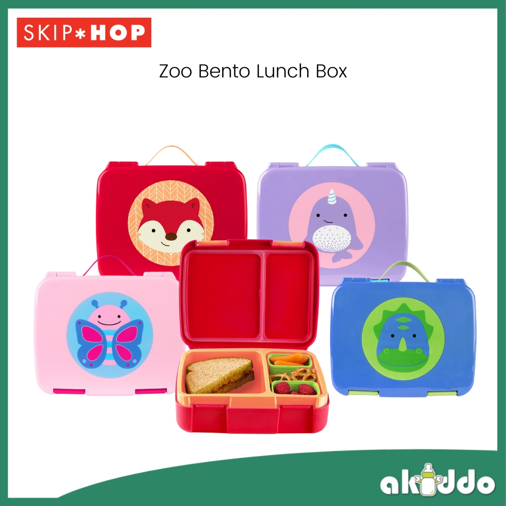SKIP HOP Bento Lunch Box (Zoo / Spark Style) | Shopee Malaysia