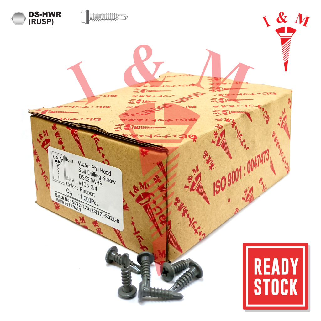 Screws (DS-WH / WHR) Self Drilling Screws | Shopee Malaysia