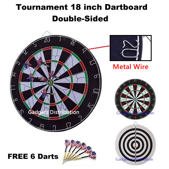 [Free 6 Darts] Wire Digit 18" 18 Inch Professional Tournament Game ...