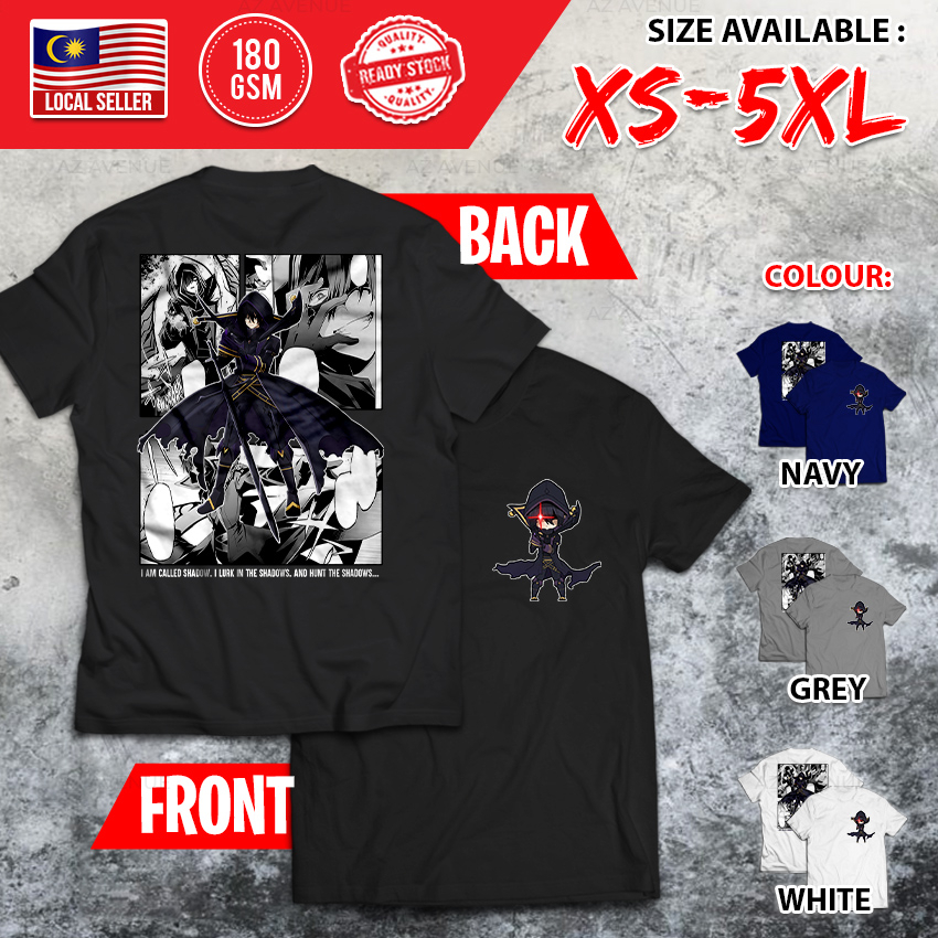 THE EMINENCE IN SHADOW Cid Kagenō Anime Manga Baju Cotton XS-5XL Short ...