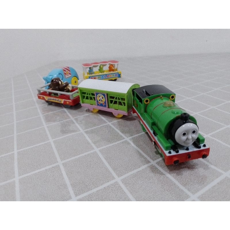 Plarail Thomas&Friends Percy and Zoo Freight Car Set Takara Tomy ...