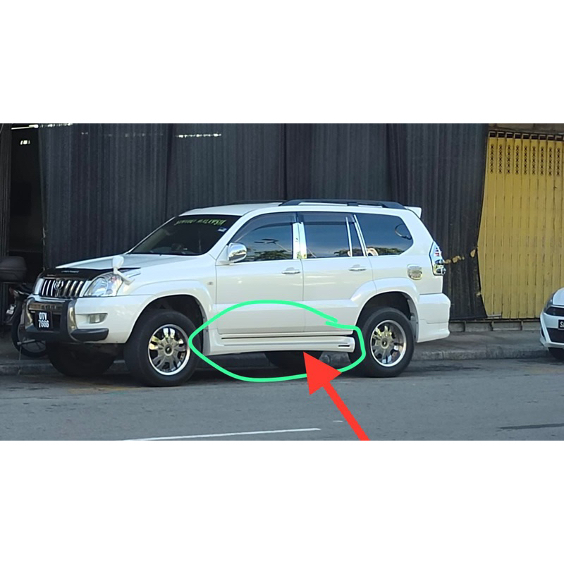 Toyota Land Cruiser Prado FJ120 SIDE STEP PU NO PAINT | Shopee Malaysia