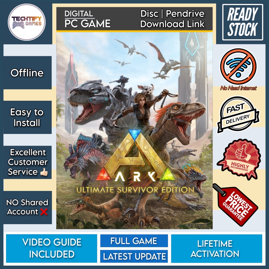 [PC Game] ARK Survival Evolved Ultimate Survivor Edition (v356.1 + All DLC) - Offline [Disc ...