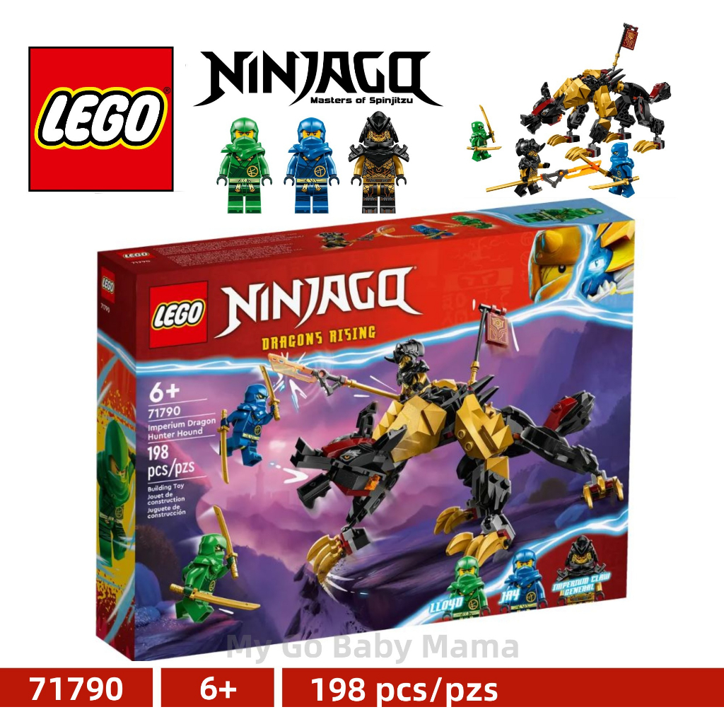 LEGO Ninjago 71790 Imperium Dragon Hunter Hound ( 198 Pieces ) 6 years ...