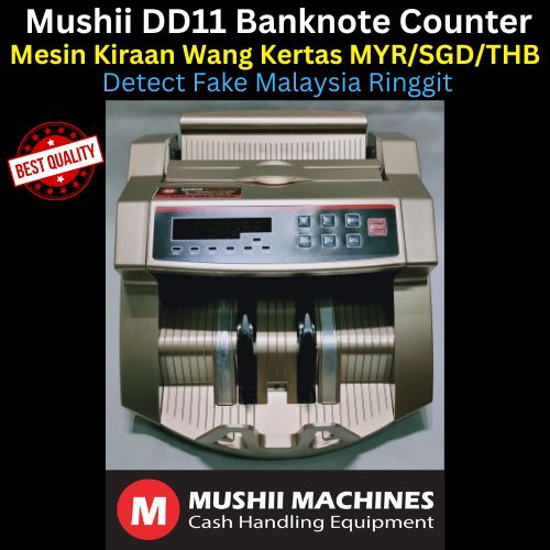 Mushii Scorpion DD11 🇲🇾 Money Counter Counting Machine. New. Detect ...