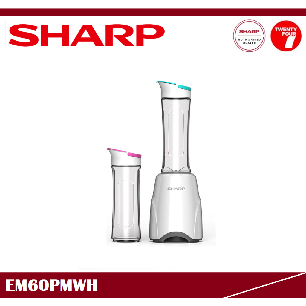 SHARP 0.6L Personal Blender EM60PMWH | Shopee Malaysia
