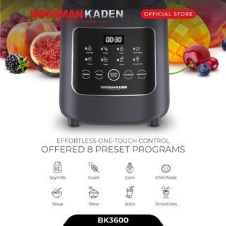 Bossman Kaden High Speed Smart Cooking Blender BK3600 | Shopee Malaysia