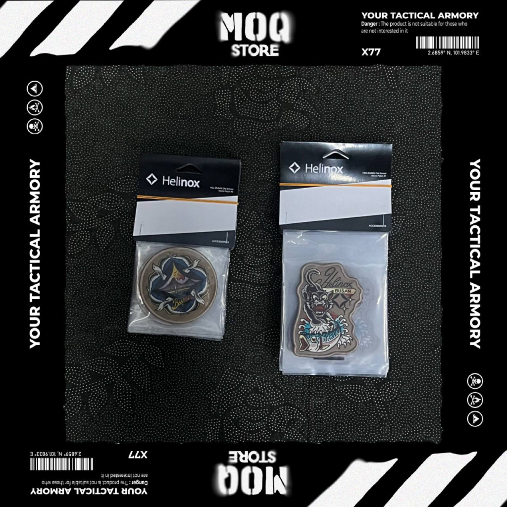 HELINOX BUSAN PATCH(BUSAN RELEASE ONLY!) | Shopee Malaysia