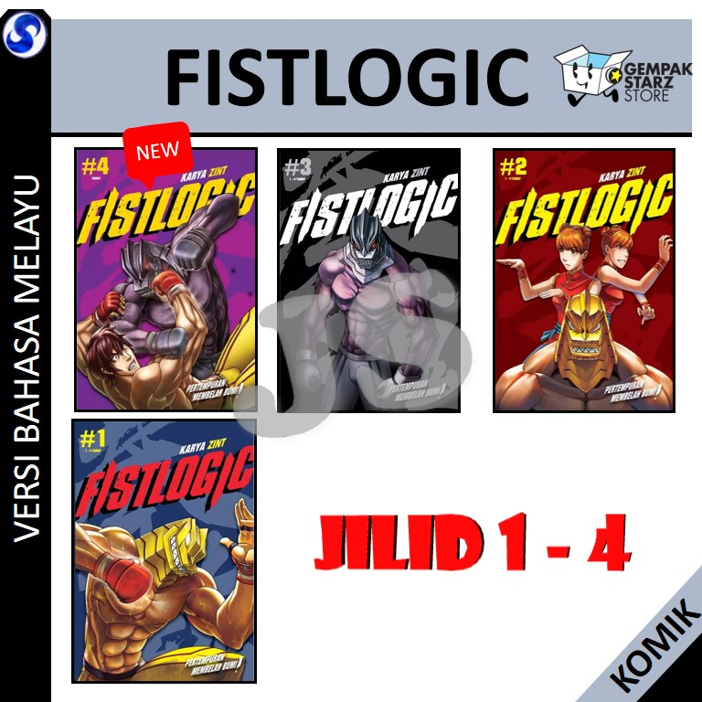 FISTLOGIC JILID 01 - 04 KOMIK SIRI AKSI KARYA ZINT VERSI BAHASA MELAYU ...