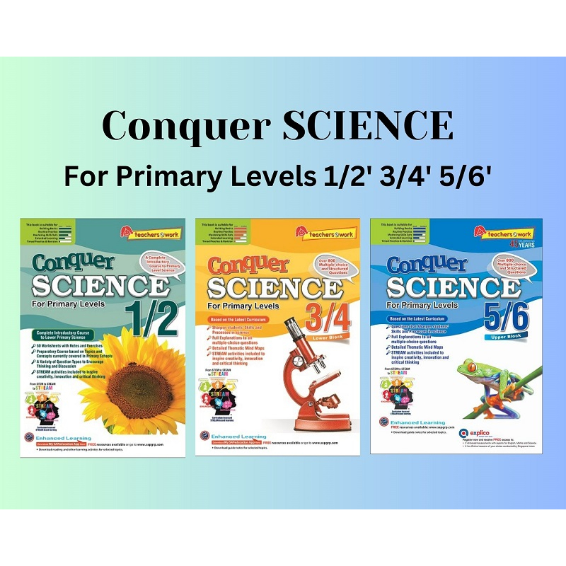 Singapore Syllabus (SAP) - TEACHERS@WORK - Conquer SCIENCE for Primary ...