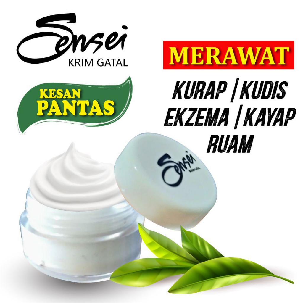 Sensei Krim Gatal Herba Tradisional Asli Mujarab Berkesan Ekzema ...