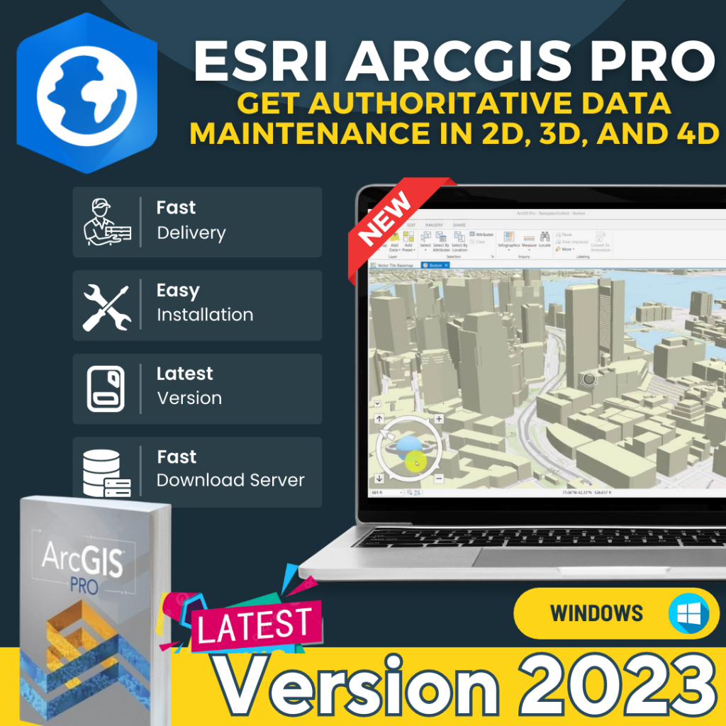 ESRI ArcGIS Pro 3.0.2 - Get authoritative data maintenance in 2D, 3D ...