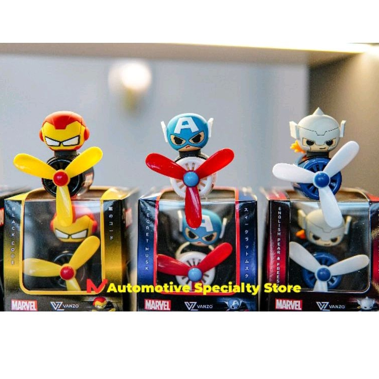 VANZO Marvel Series Car Vent Perfume 4gx2 VANZO Perfume MARVEL Series ...