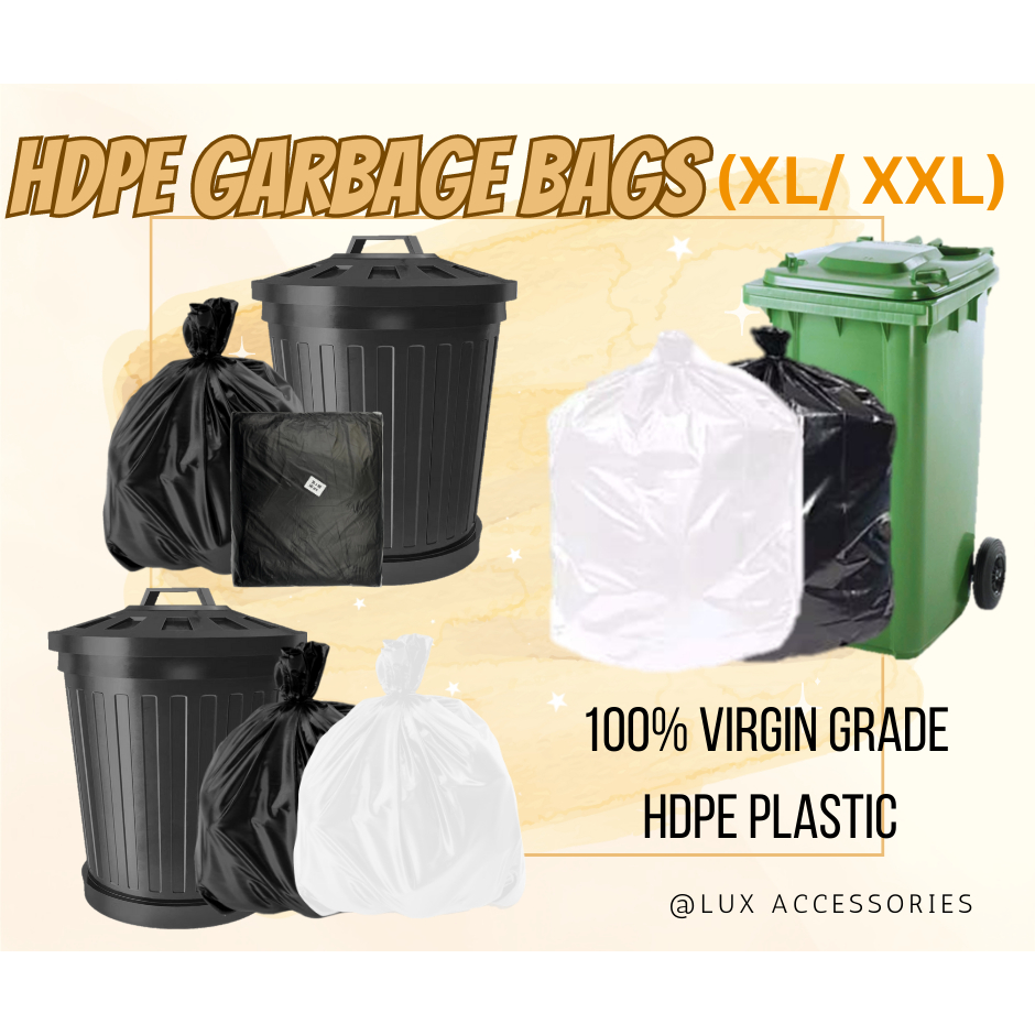 HDPE Garbage Bags (XL/ XXL) | Plastic Rubbish Bag | Plastik Beg Sampah ...