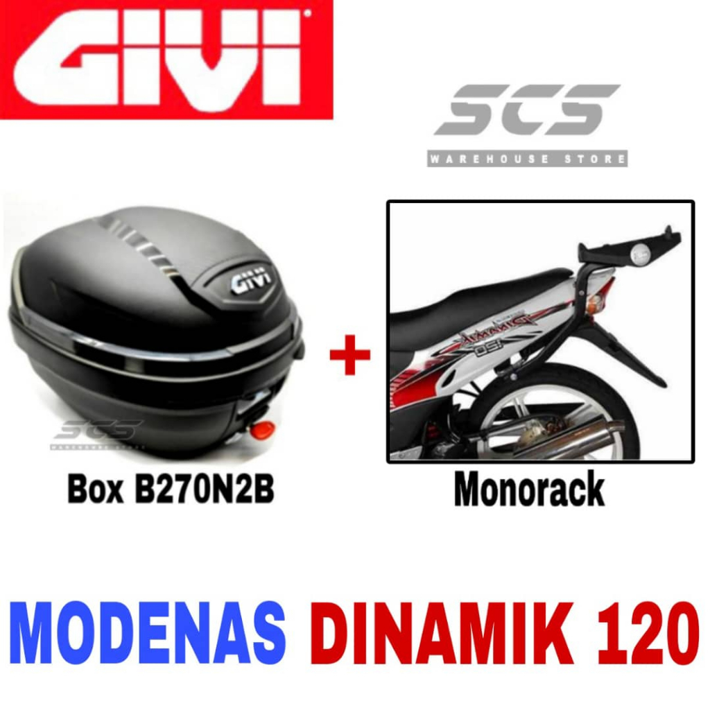 Monorack Givi MODENAS Dinamik 120 100% Original Givi Heavyduty Advance ...