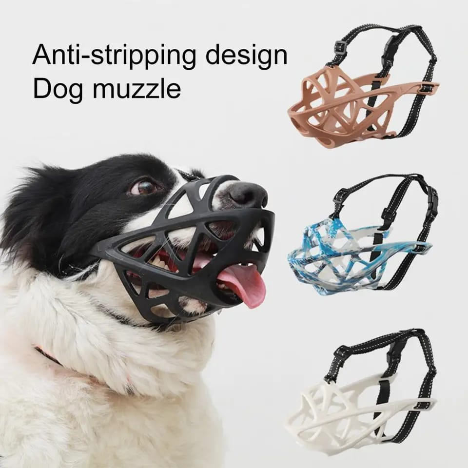 Dog Muzzles Anti Biting Pet Mouth Mask Small Medium Large Dogs Stop ...