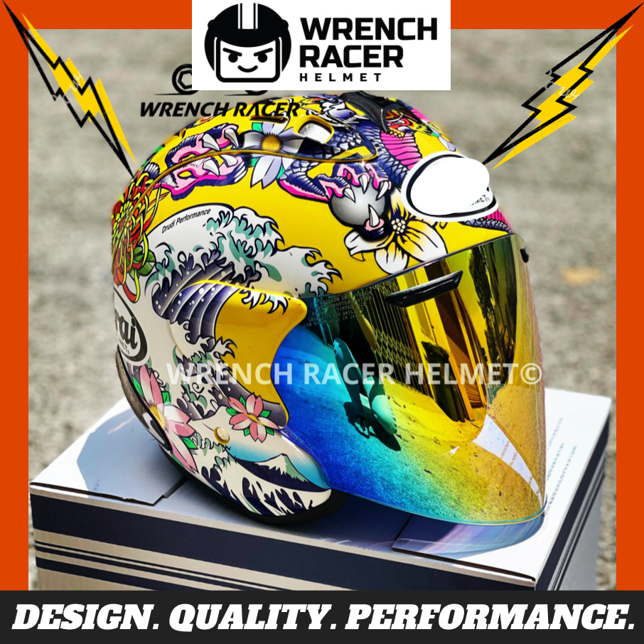 Helmet RAM4 X Nicky Hayden / Oriental Yellow / Haga GP / Pedrosa ...
