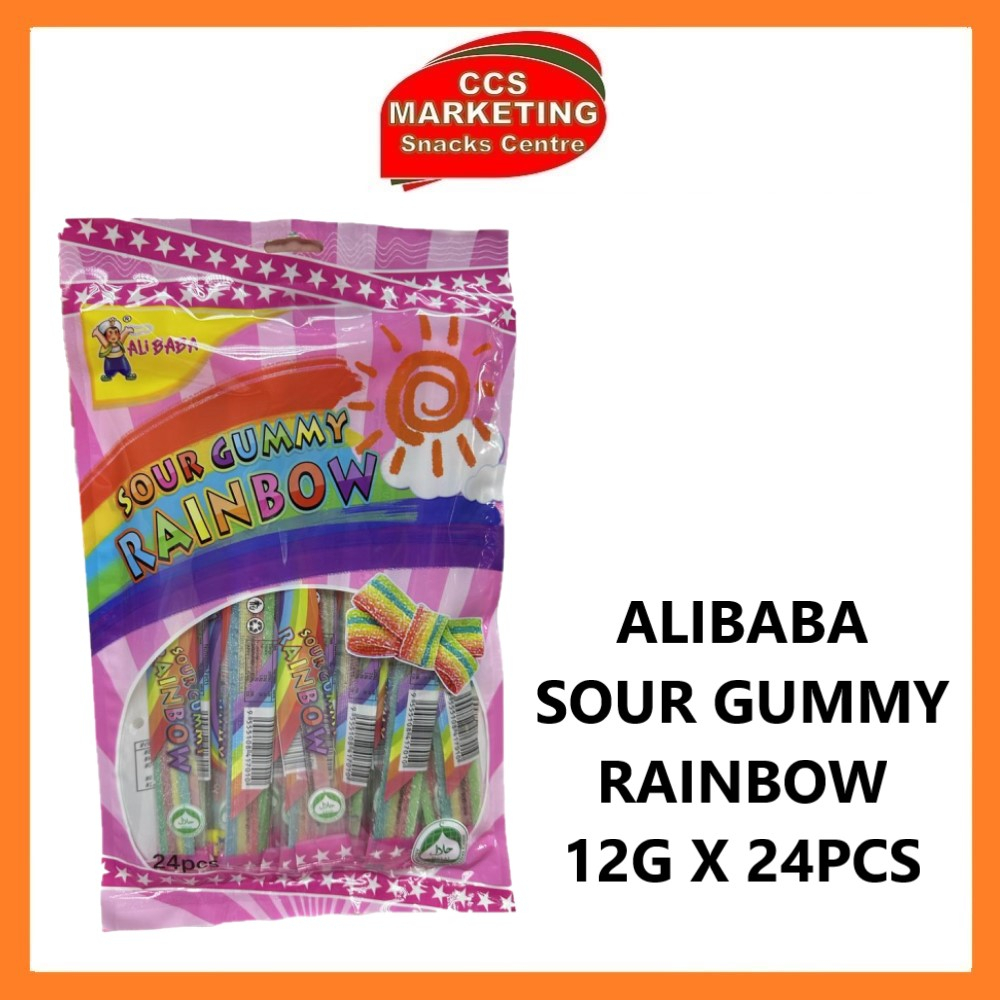 CCS Alibaba Sour Gummy Rainbow ( 12x 24pcs ) | Shopee Malaysia