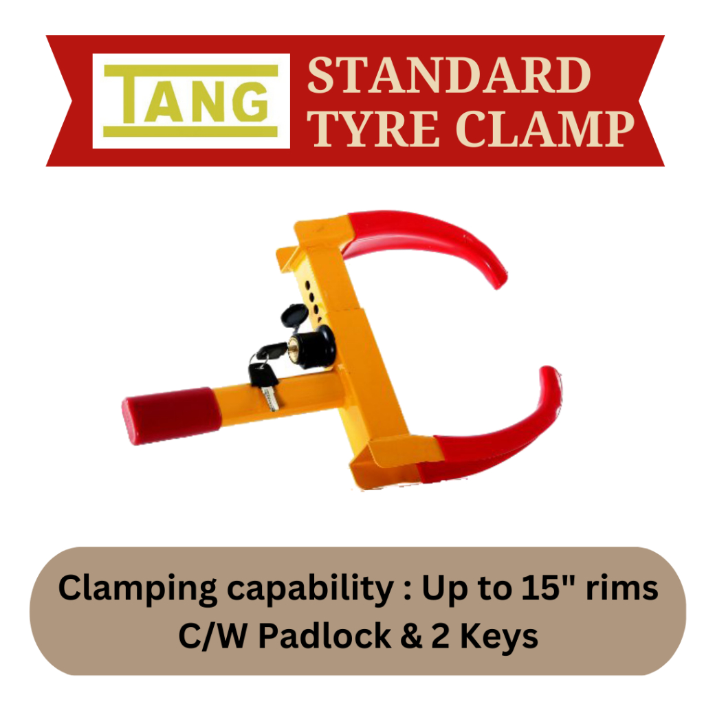 Standard Tyre Clamp Pengapit Tayar Standard 轮胎夹 | Tang Safety | Shopee ...