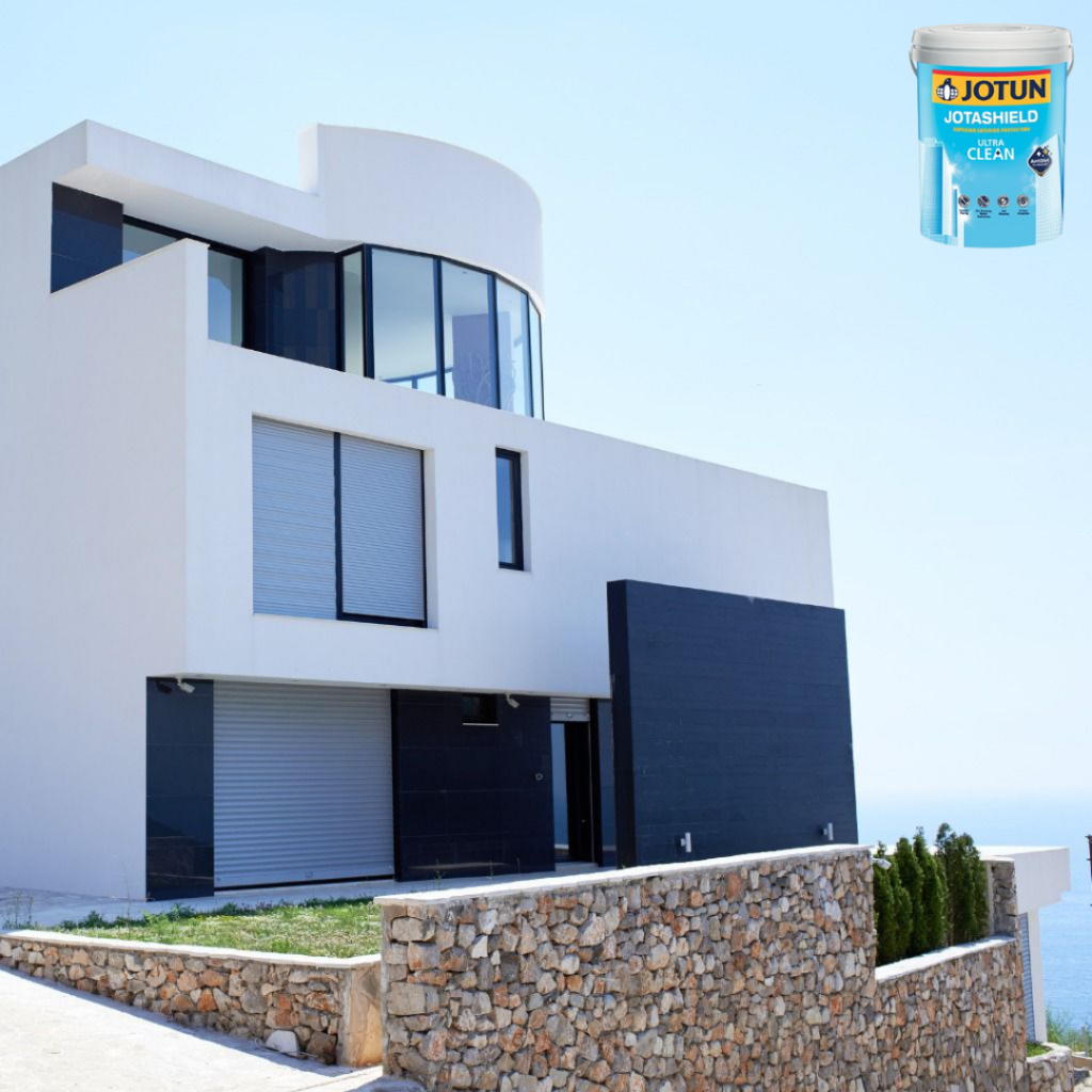 JOTUN JOTASHIELD ULTRA CLEAN 20L (PART 3/4) Cat Dinding Luar Rumah ...