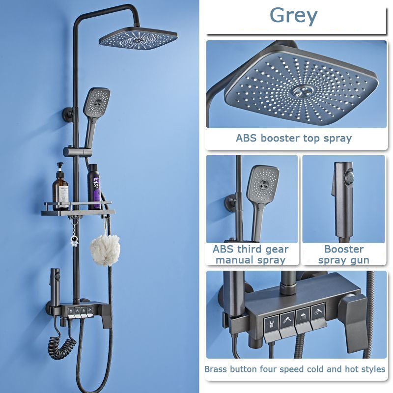 4 in 1 shower set Upgraded bathroom shower Shower with faucet for ...
