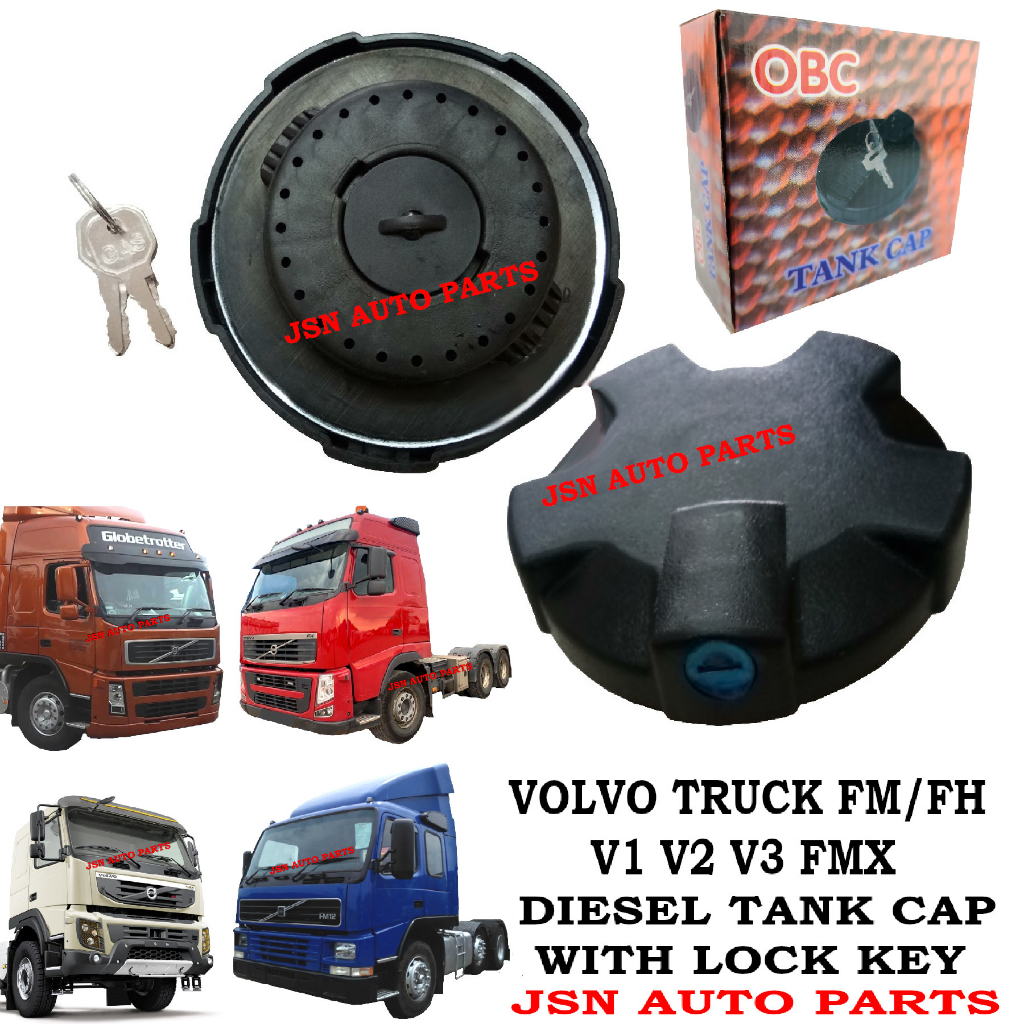 DIESEL TANK CAP VOLVO FM10 FM12 FM/FH V1 V2 V3 FMX FUEL TANK CAP WITH ...