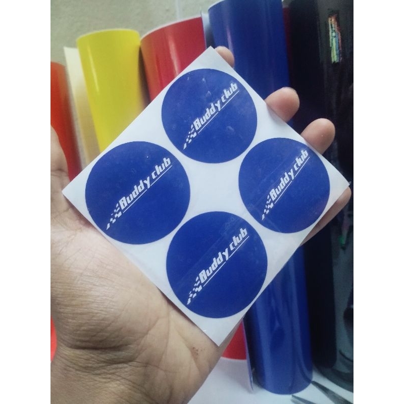 Sticker Rim Cap Buddy Club 1set Cutting Timbul | Shopee Malaysia
