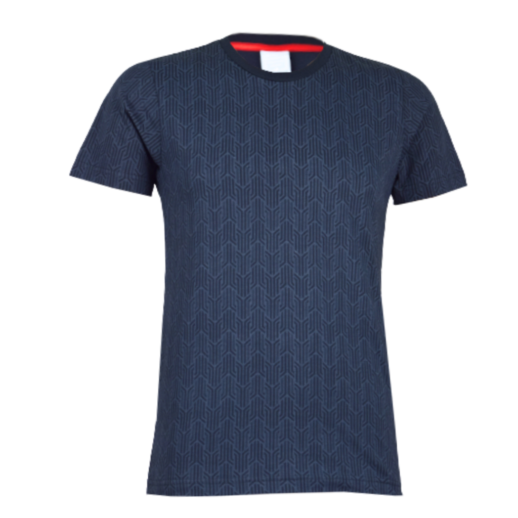 Antioni Men Round Neck Tee S/S (BLKMD) | Shopee Malaysia