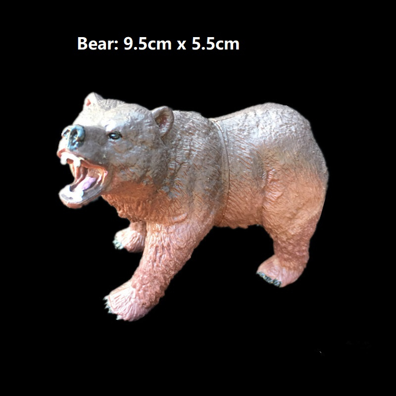 Rubber Animal Figure Toy for Kids Realistic Wild Animal Farm Animal ...