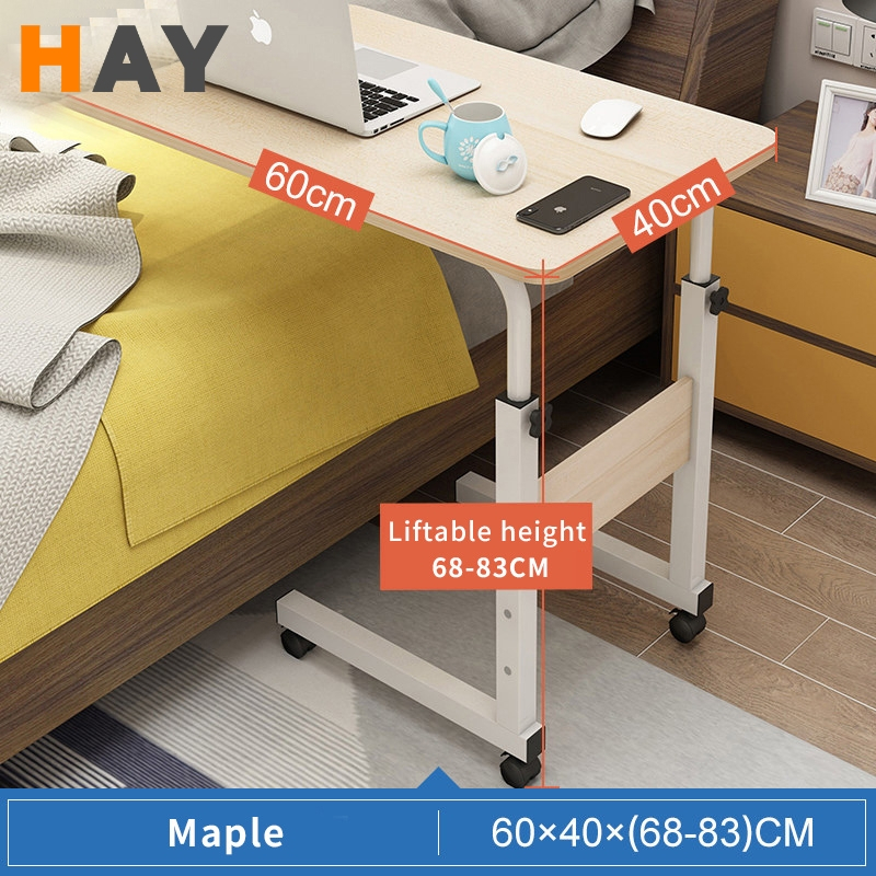 Adjustable table Upgraded Foldable Bedside table Computer Table with ...
