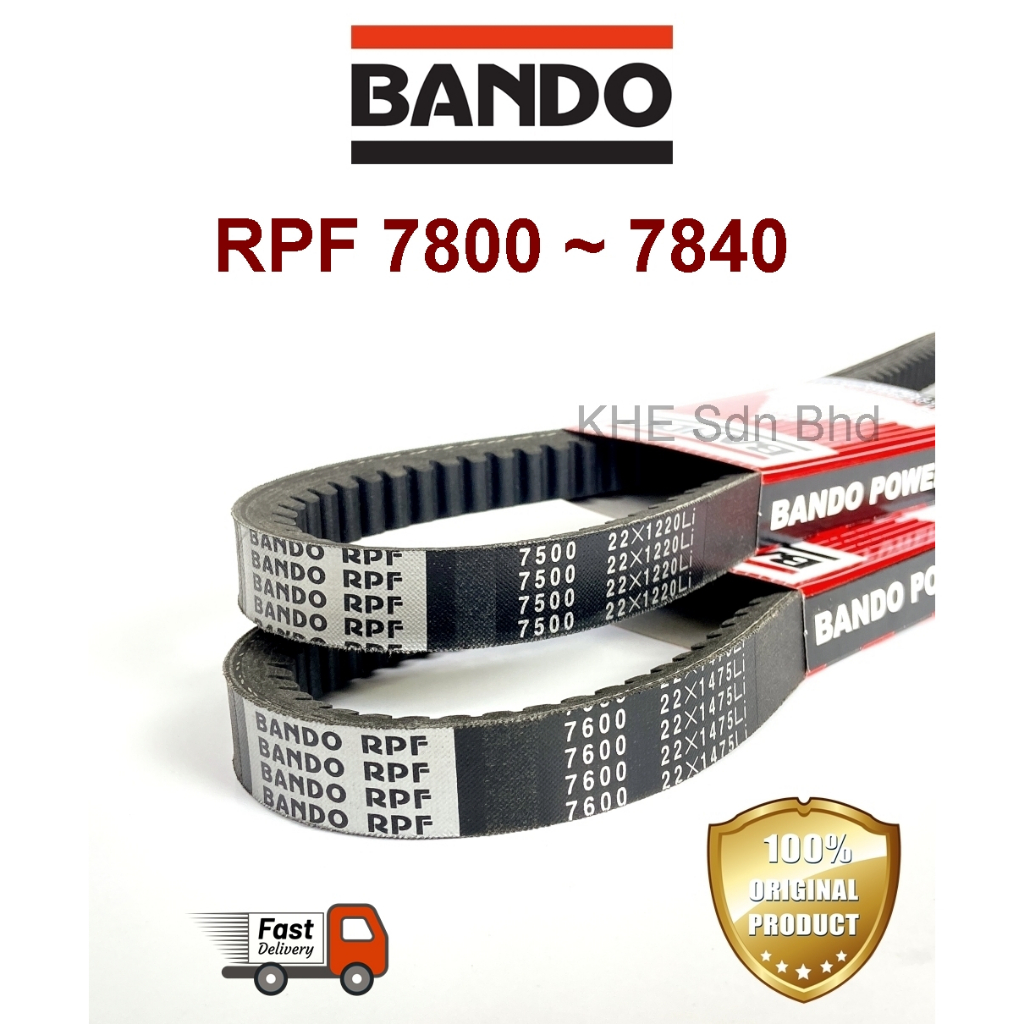 Bando Japan Belt RPF 7800 7810 7820 7830 7840 RECMF 9800 9810 9820 9830 ...