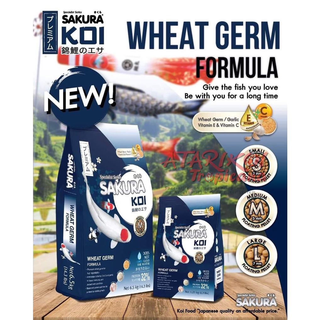 Sakura Fish Food - Wheat Germ (Floating) | Shopee Malaysia