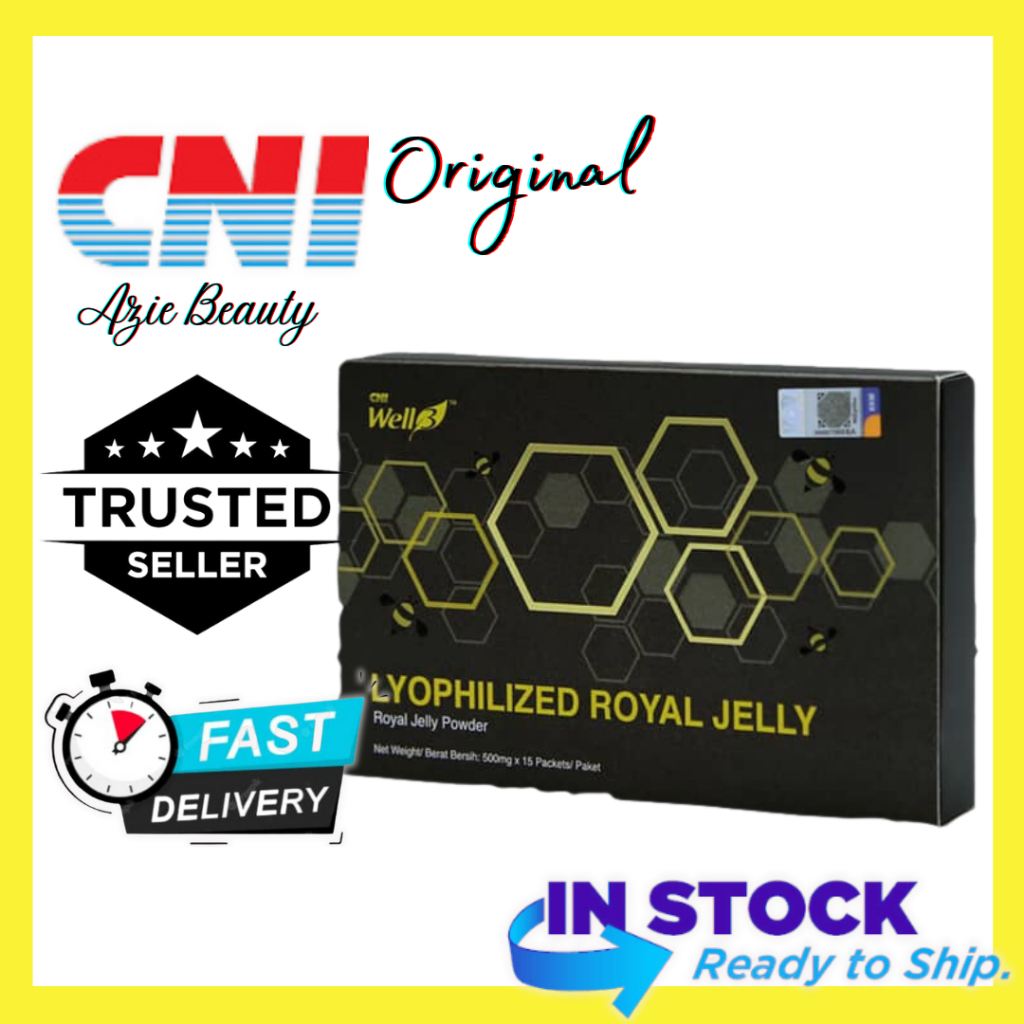 CNI Lyophilized Royal Jelly, 15s x 500mg - Pure Royal Jelly, Makanan ... CNI Lyophilized Royal Jelly, 15s x 500mg - Pure Royal Jelly, Makanan ...