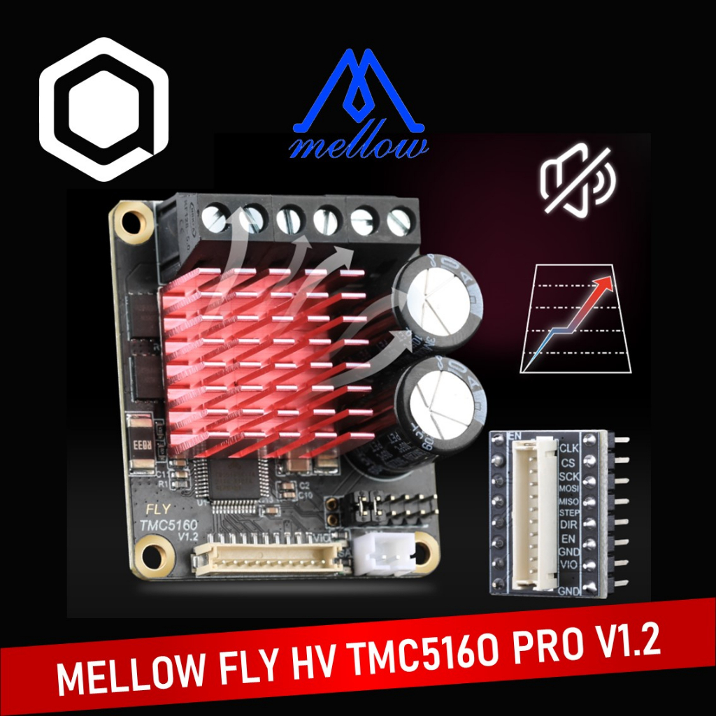 Mellow Fly 24v 48v Hv Tmc5160 Pro V1 2 Stepper Motor Driver Stepstick Spi Silent For Marlin