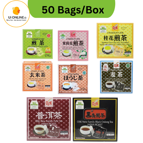 OSK 100% Japanese Green Tea Leaves 2g X 50's | Shopee Malaysia