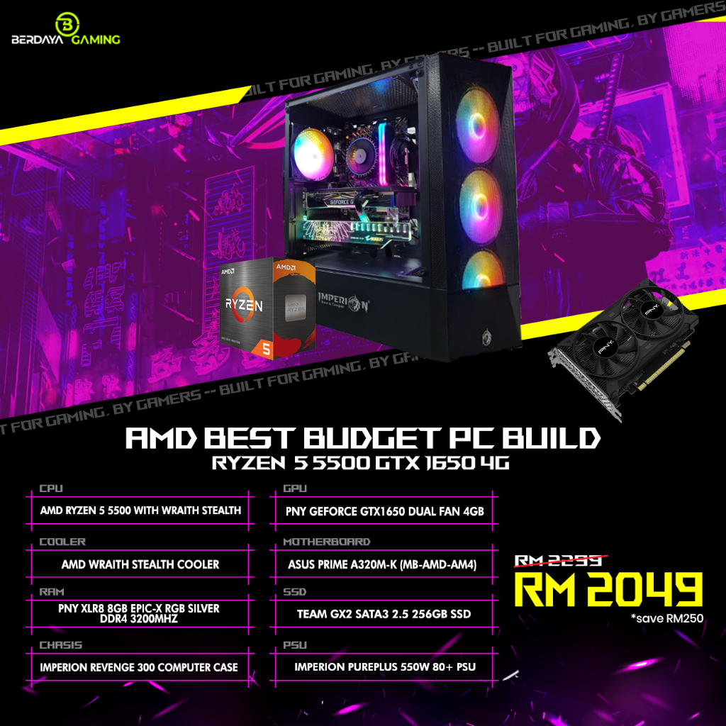 AMD BEST BUDGET PC BUILD | Shopee Malaysia