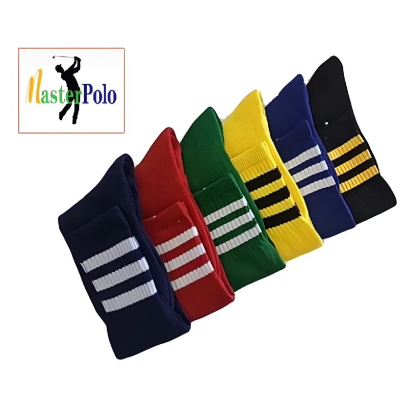 Masterpolo Futsal Soccer Socks Stoking Bola Tebal Panjang Stokin ...
