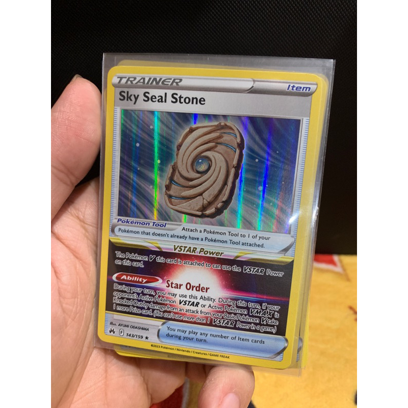 Pokemon Tcg - Sky Seal stone trainer playable | Shopee Malaysia