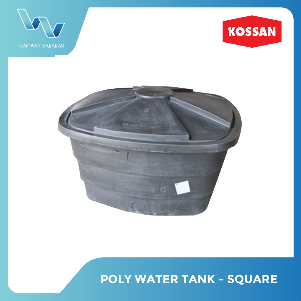 KOSSAN POLY WATER TANK - SQUARE POLY TANK (SIRIM/SPAN CERTIFIED) - READ ...
