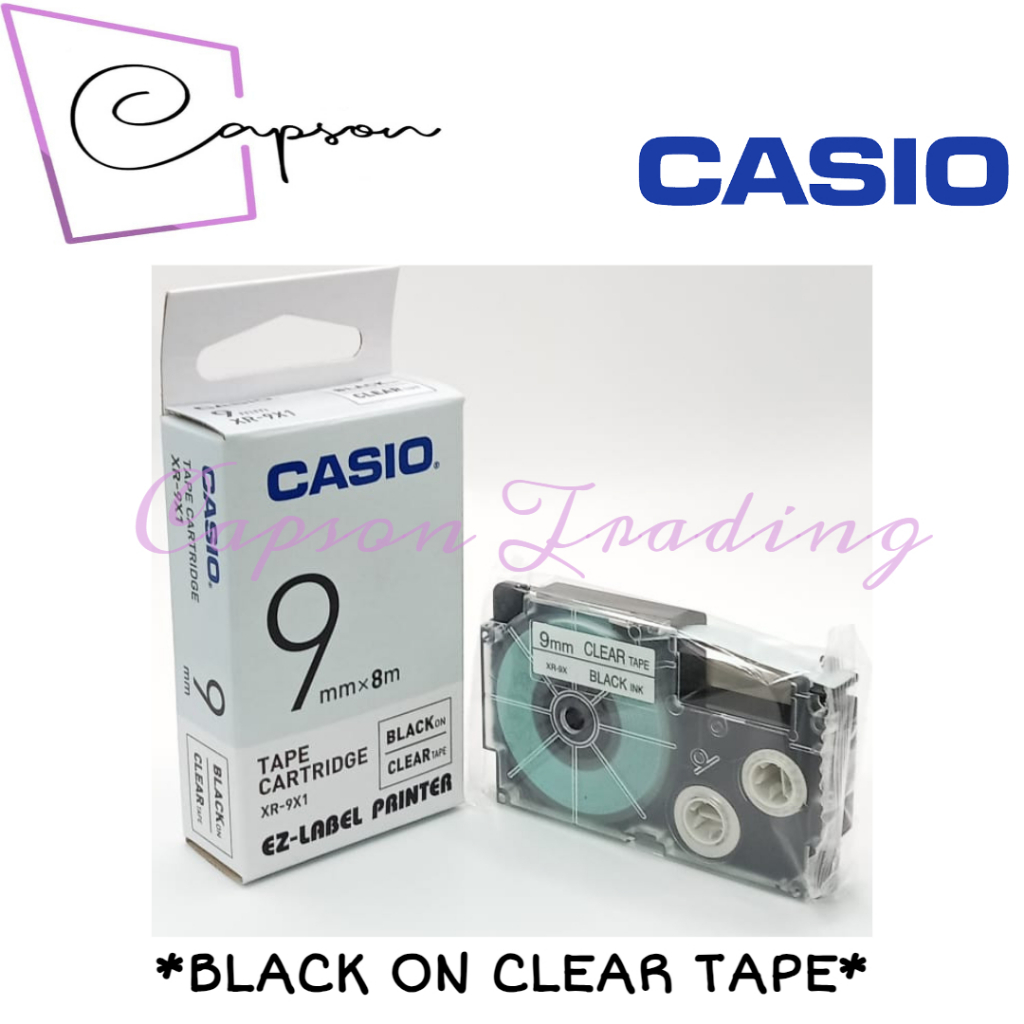 CASIO EZ-Label Printer Tape Cartridge (9mm x 8m) | Shopee Malaysia
