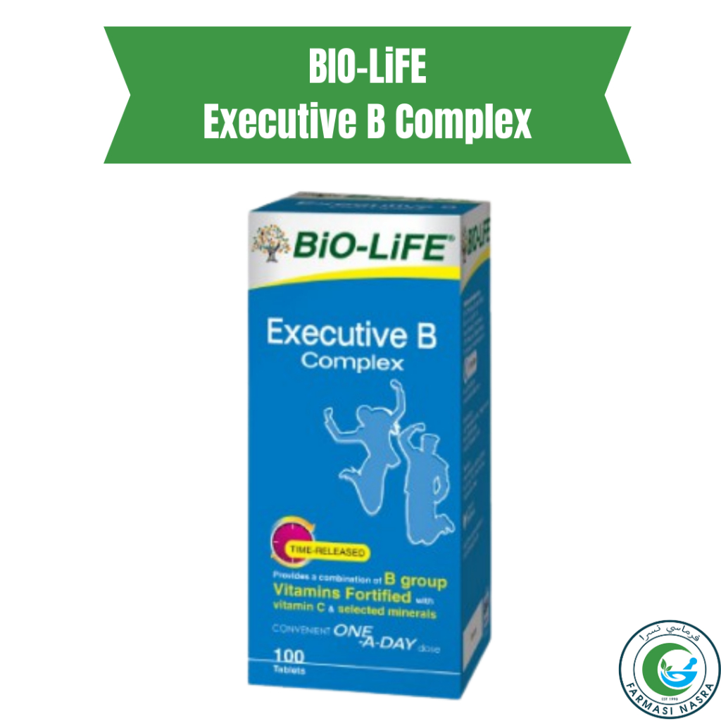 Bio-LiFE Executive B Complex 100's & 2x100's EXP:{11/2026} | Shopee ...