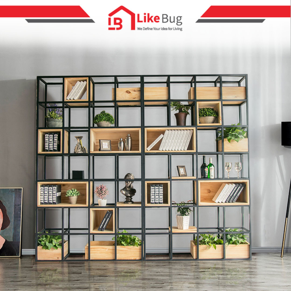 ⚡️LIKE BUG⚡️American Iron Rack Shelves / Industrial Style Iron Rack ...