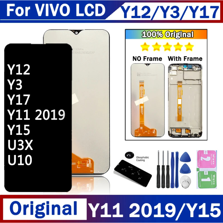 LCD VIVO y3 y11 y12 y15 y17 2019 Compatible For Glass Original Touch Screen Digitizer | Shopee ...