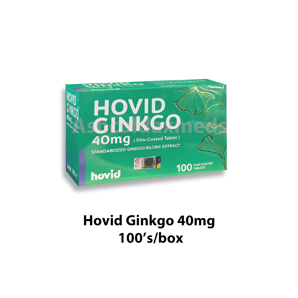 (1 BOX) Hovid Ginkgo 40mg/80mg 100s (10x10S) | Shopee Malaysia