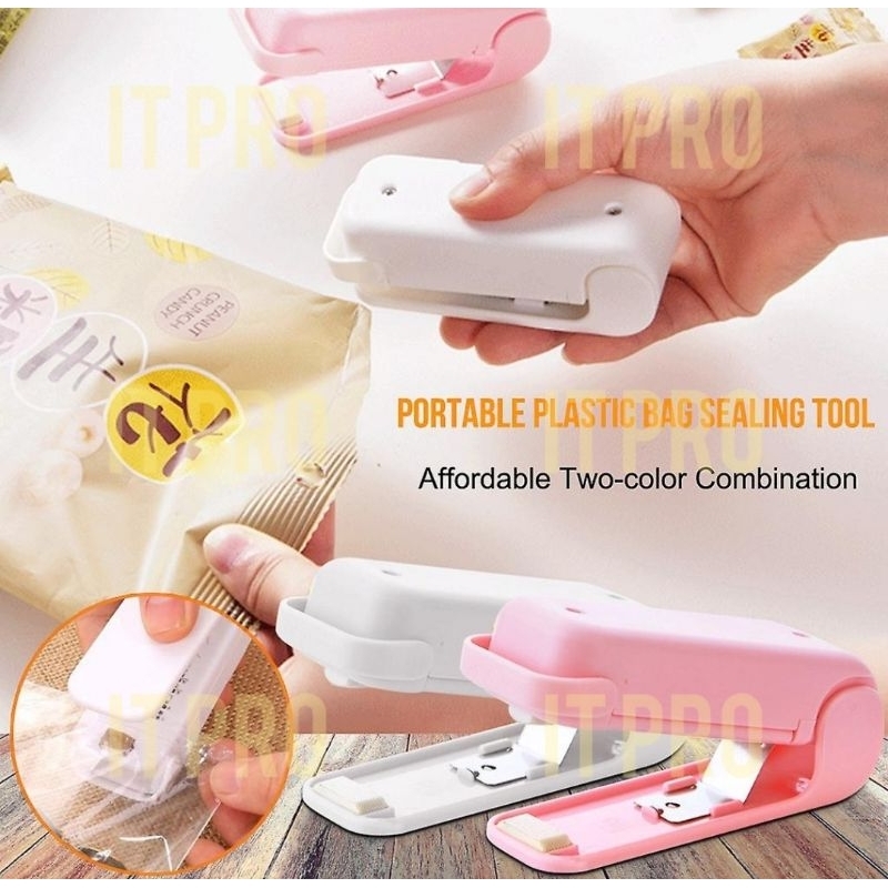 PRO🏠Plastic Mini Sealing Machine Plastic Bag Hand Held Heat Portable ...
