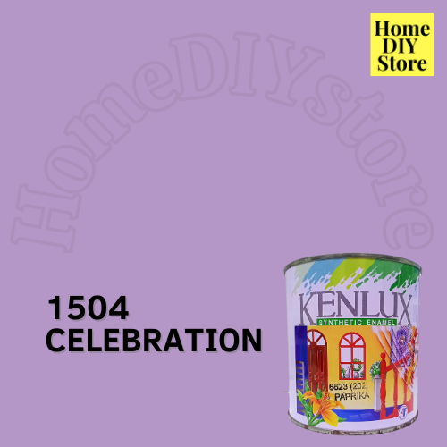 1 Liter KENLUX High Gloss Wood & Metal Paint Cat Minyak Kayu dan Besi ...